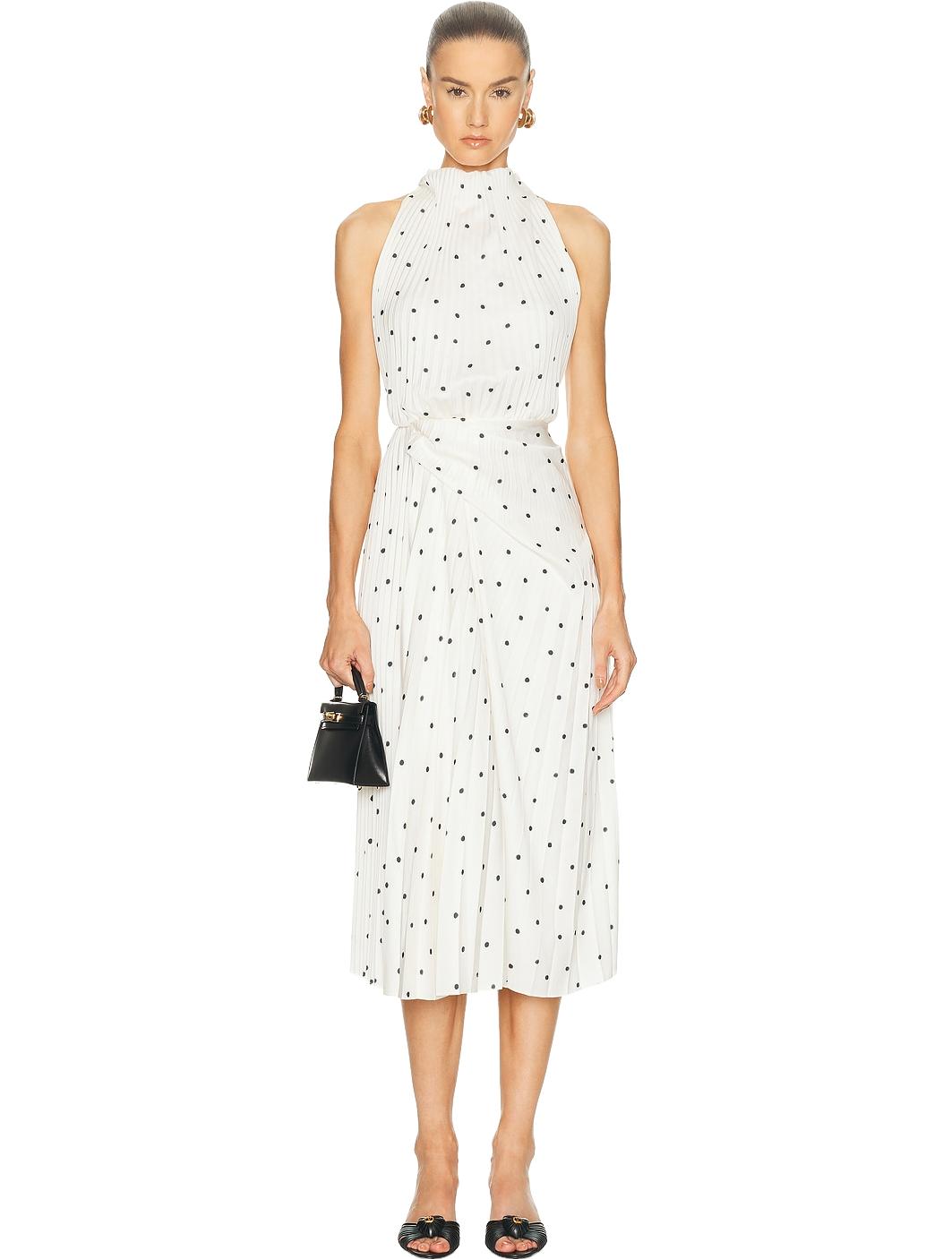 MORE TO COME More To Come Carmina Halter Midi Dress